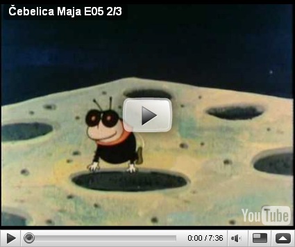 Risanke: Čebelica Maja – Maja in hišna muha